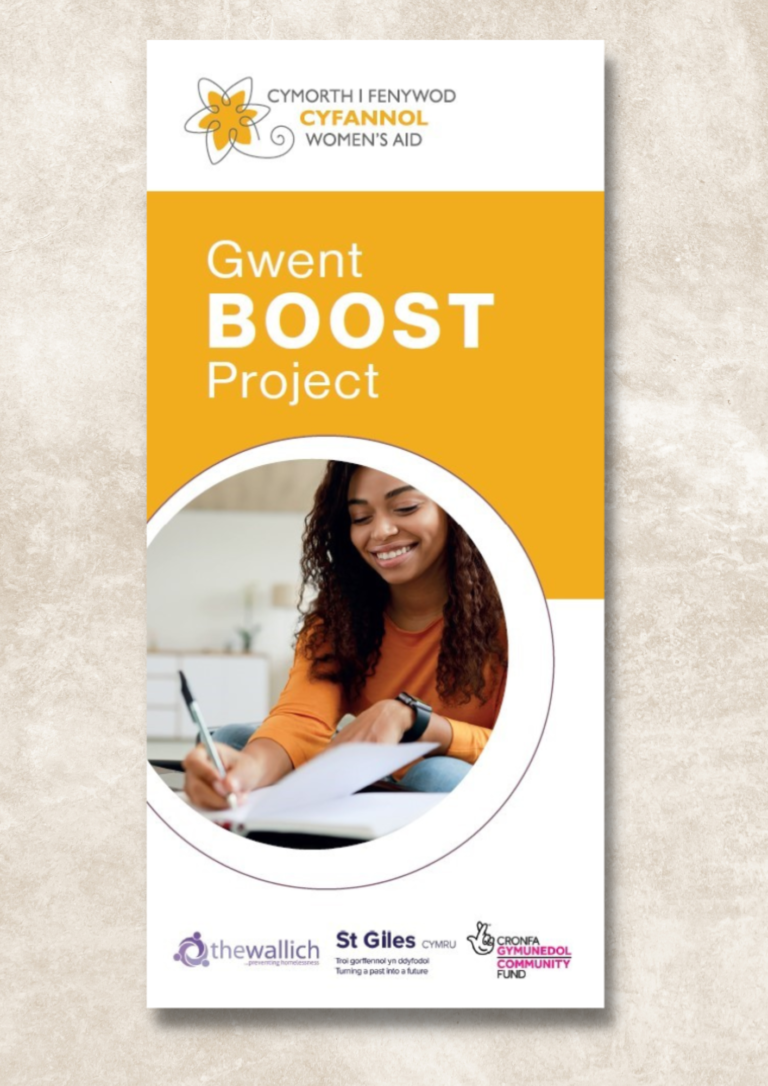 Gwent BOOST Project Leaflet - Cyfannol Women's Aid